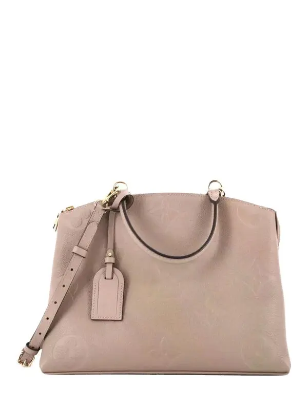 LOUIS VUITTON Monogram Empreinte Giant Grand Palais Handbag Shoulder Bag - Neutrals