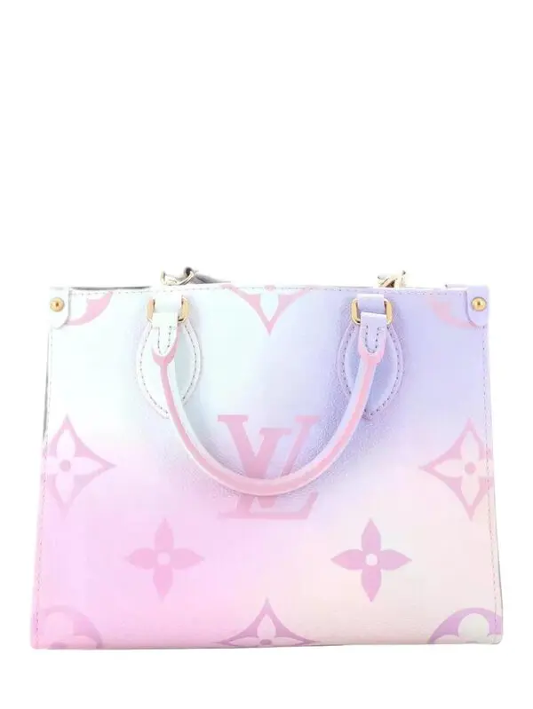 LOUIS VUITTON Onthego Tote Spring In The City Monogram Giant Canvas Pm Shoulder Bag - Multicolour