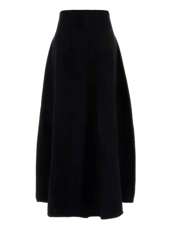 Extreme Cashmere N°498 Knitted Maxi Skirt - Black