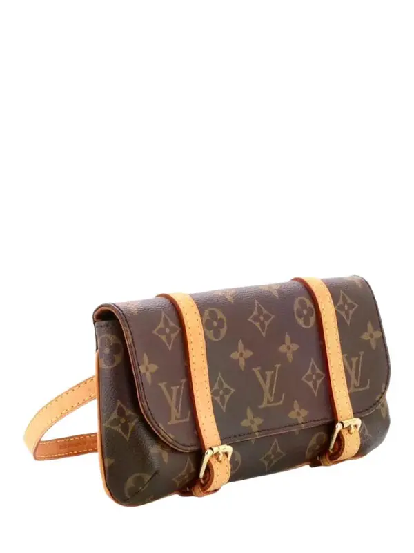 LOUIS VUITTON Marelle Monogram Canvas Belt Bag - Brown