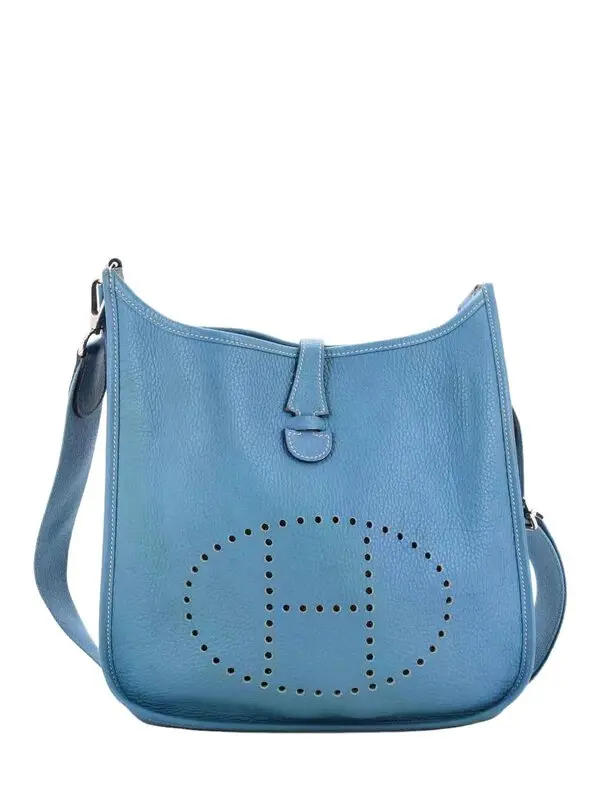 Hermès Evelyne Bag Gen Iii Clemence Pm Cross Body Bag - Blue