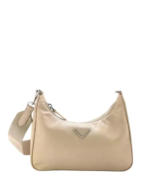 Prada Re-edition 2005 Tessuto Small Crossbody Bag - Neutrals