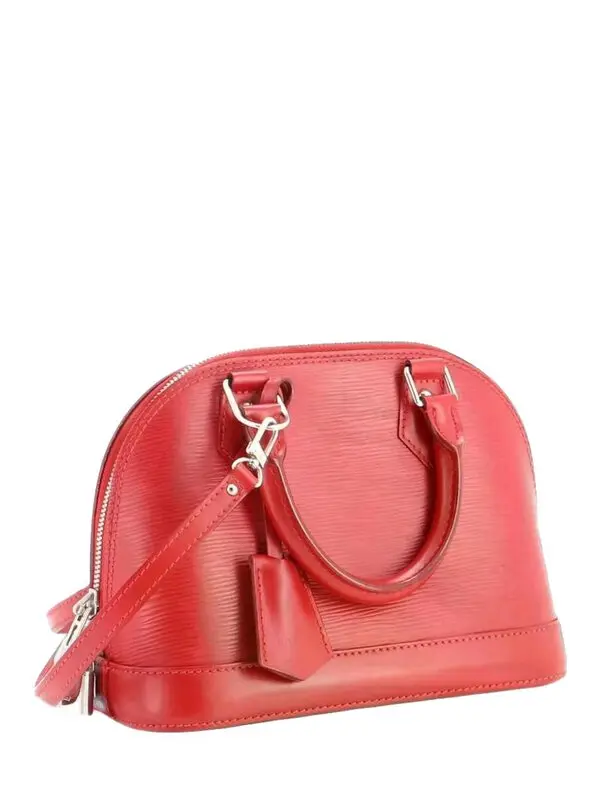 LOUIS VUITTON Epi Leather Alma Bb Satchel - Red