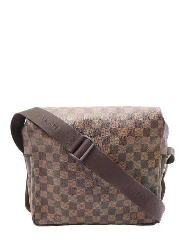 LOUIS VUITTON 2005 Naviglio Damier Ebene Shoulder Bag - Brown