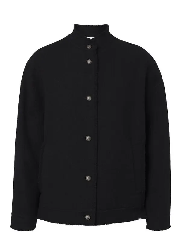 Max Mara Virgin Wool Jacket - Black