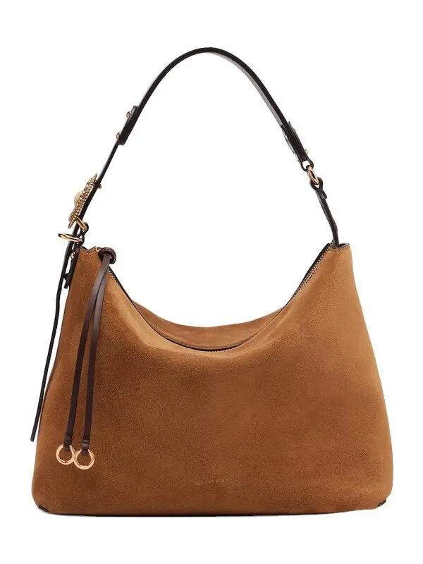 Etro Suede Shoulder Bag - Brown