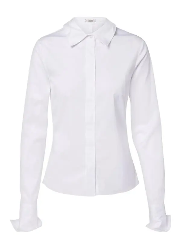 Dorothee Schumacher Cotton-blend Poplin Shirt - White