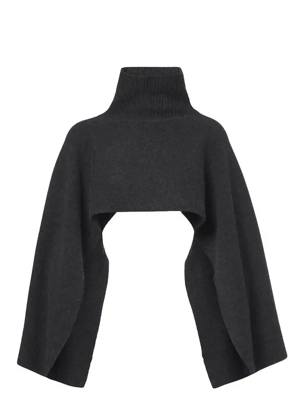 Isabel Marant Étoile Marina Wool And Cashmere Poncho - Grey