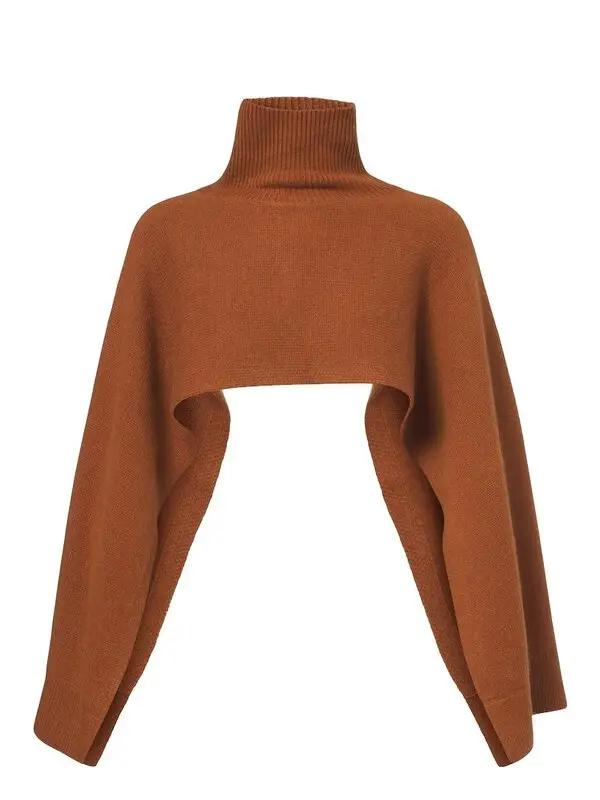Isabel Marant Étoile Marina Wool And Cashmere Poncho - Orange