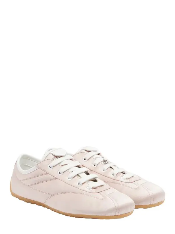 Alexander McQueen Boxe Satin Sneakers - Pink