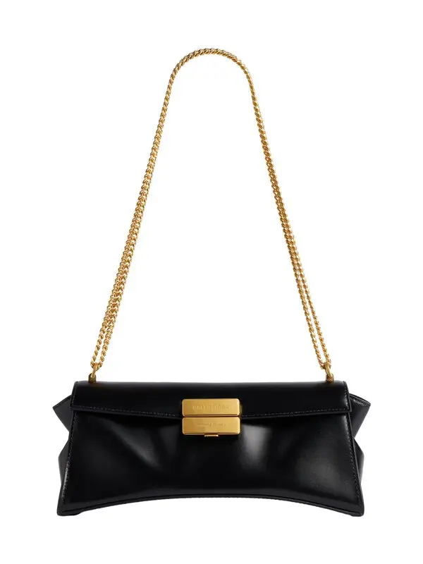 Balenciaga Avenue E/w Leather Bag - Black