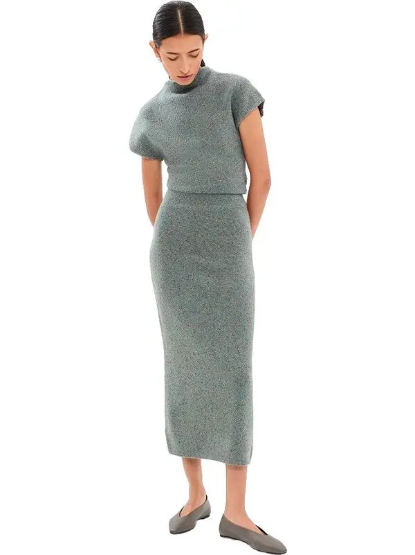 Proenza Schouler Abie Dress In Dress In Donegal Knit - Black Multi