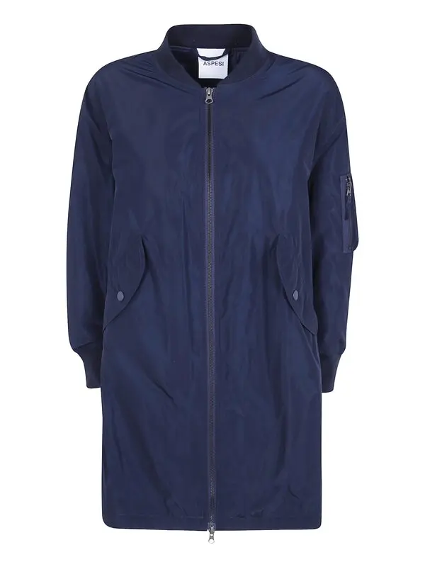 Aspesi Hooded Parka Coat - Black