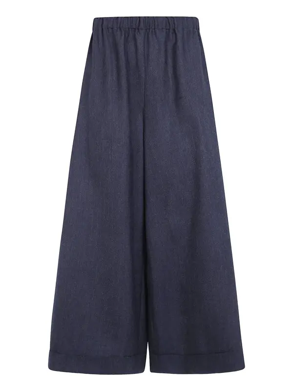 DANIELA GREGIS Pants Wool "pigiama - Gray