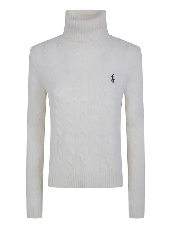 Polo Ralph Lauren Turtleneck Long Sleeves Sweater - White