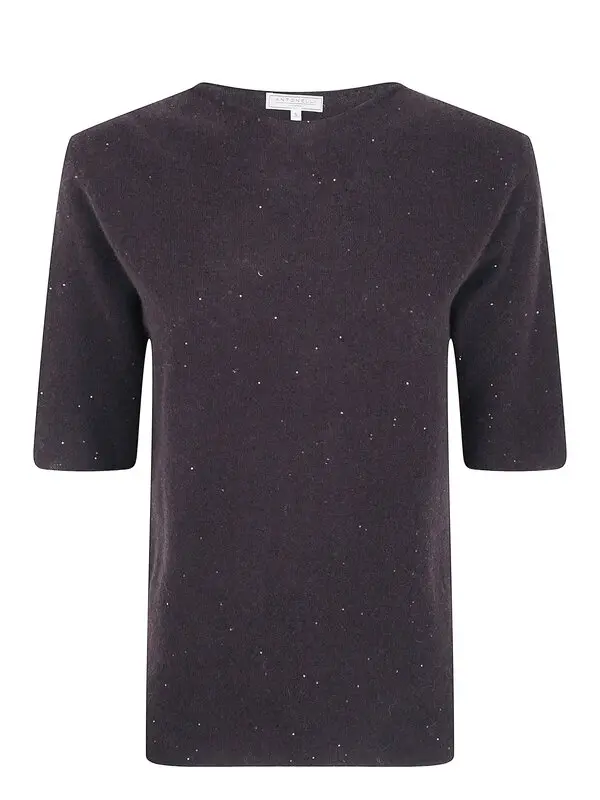 Antonelli Firenze Sweater Short Sleeve "fiemme - Brown