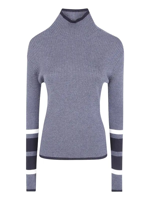 Mantū Sweater Striped Sleeve "ag0001.g30 091 - Black