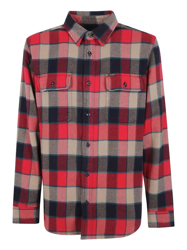 Filson Shirt Plaid "vintage Flannel Work - Red