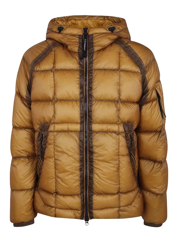 C.P. COMPANY Dd Shell Hooded Jacket - Brown