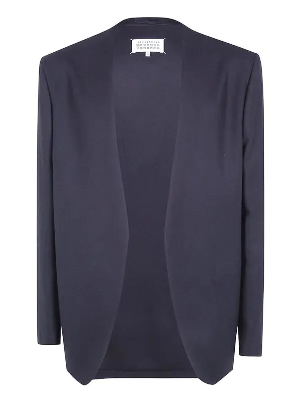 MAISON MARGIELA Virgin Wool Minimal Jacket - Black