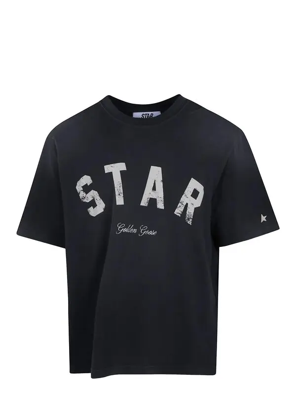 GOLDEN GOOSE Relaxed Fit Star T-shirt - Gray