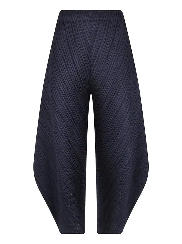 PLEATS PLEASE Pleated Barrel Trousers - Black