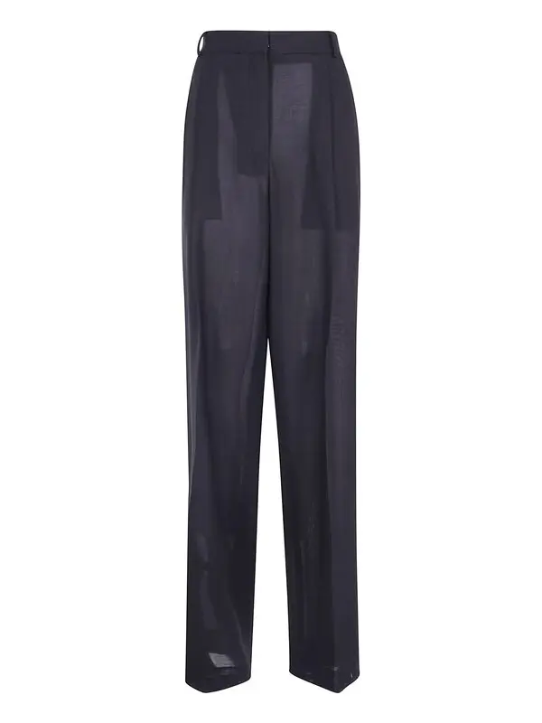 TOM FORD Pleated Straight Trousers - Brown