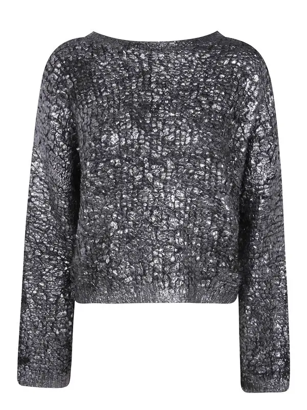 Avant Toi Cashmere And Silk Hand Painted Sweater - Green