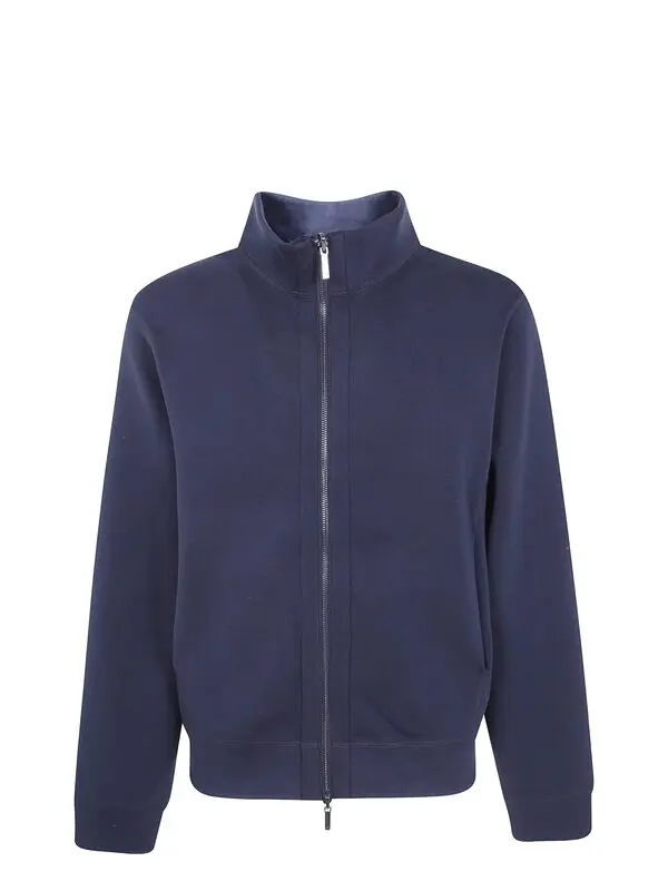 Emporio Armani Full Zip Sweatshirt - Blue