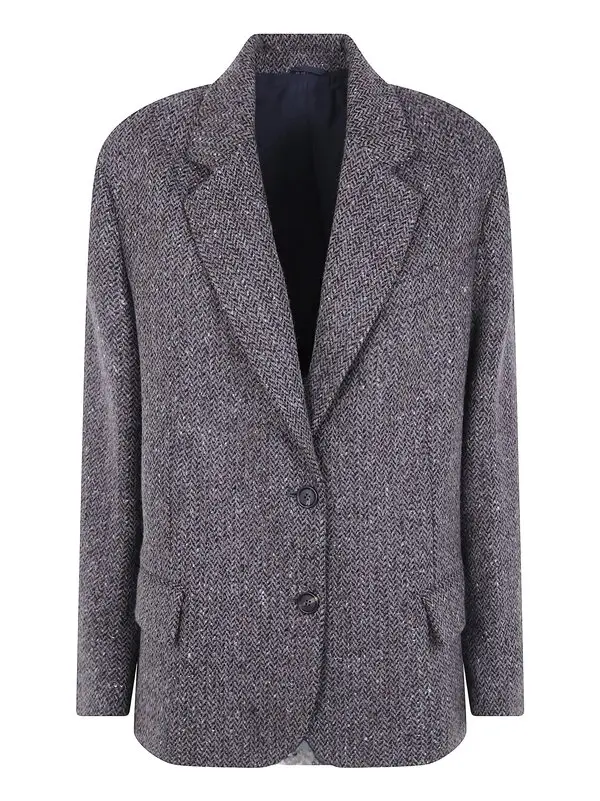 Brunello Cucinelli Wool Blazer - Brown
