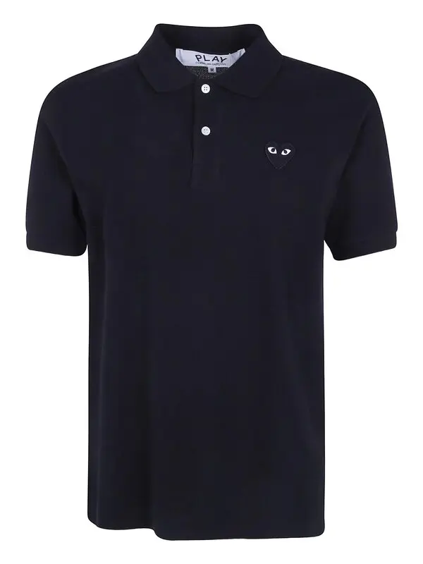 Play Comme Des Garcon Emblem Knit Top - Black