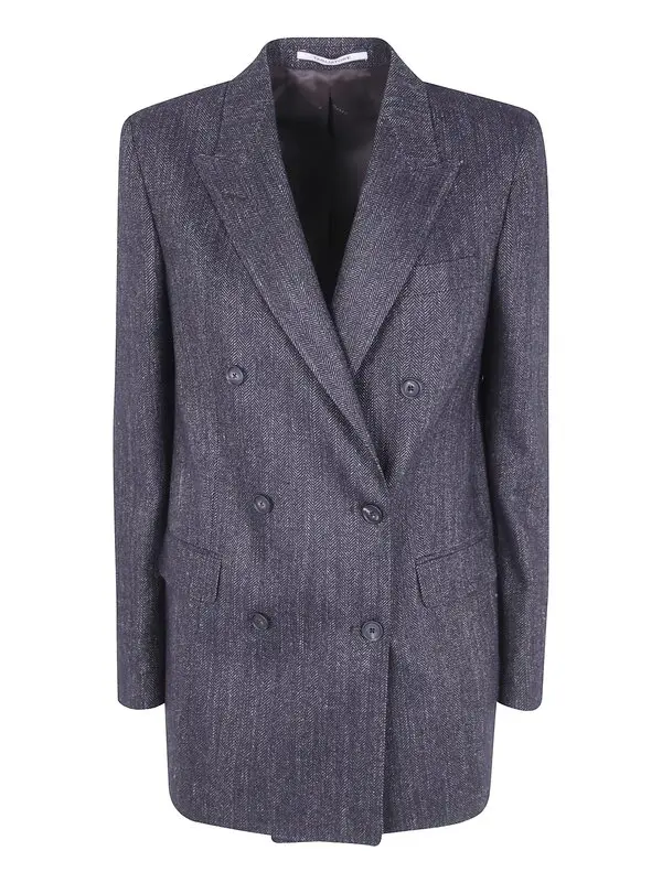 Tagliatore Double Breasted J-jasmine Blazer - Brown
