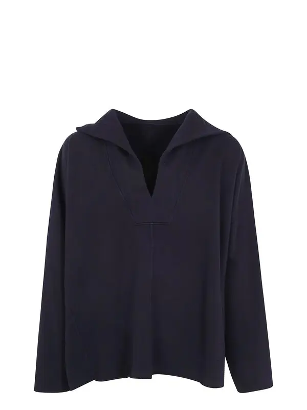 Rick Owens Hooded Kaftan Sweatshirt - Black