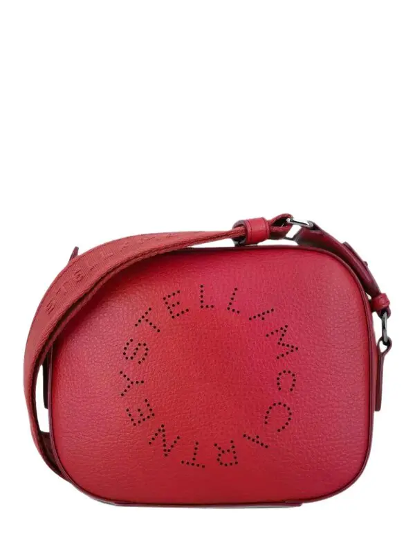 Stella McCartney Logo-perforated Shoulder Bag - Red