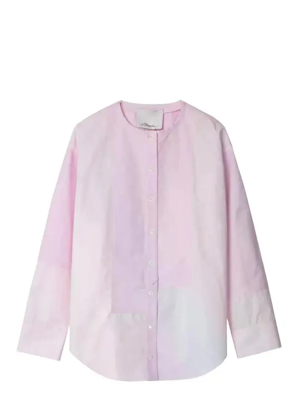 3.1 Phillip Lim Collarless Panelled Shirt - Pink