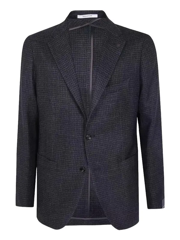 Tagliatore Single-breasted Wool Blazer - Brown