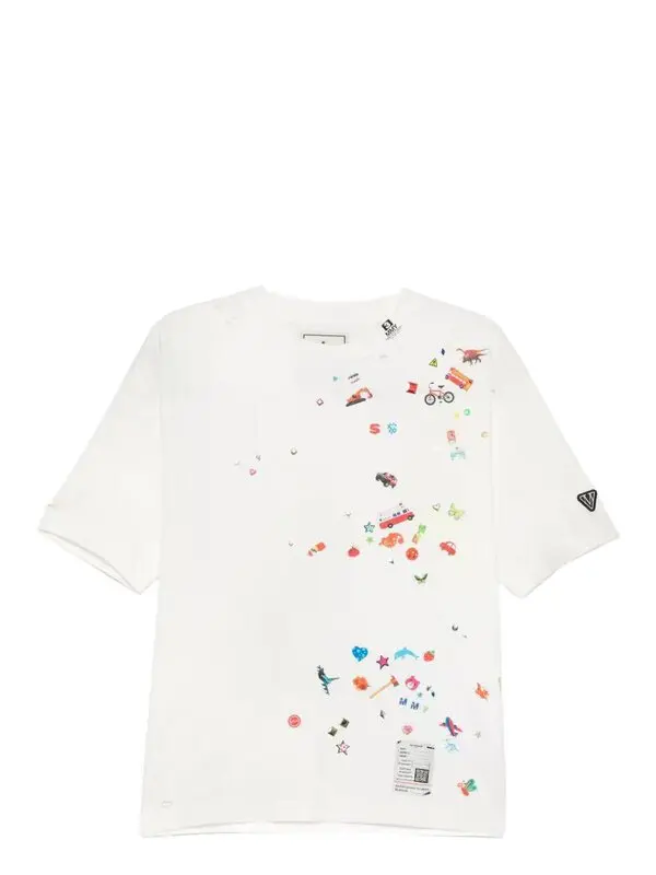 Mihara Yasuhiro Graphic-print T-shirt - White