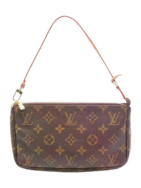 LOUIS VUITTON Monogram Pochette Accessoires Shoulder Bag - Brown