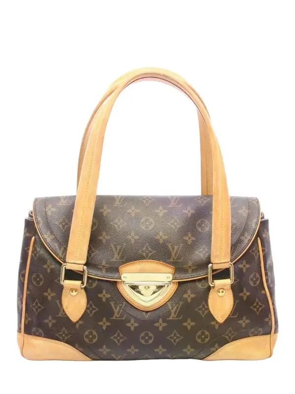 LOUIS VUITTON Monogram Canvas Beverly Tote Bag - Brown