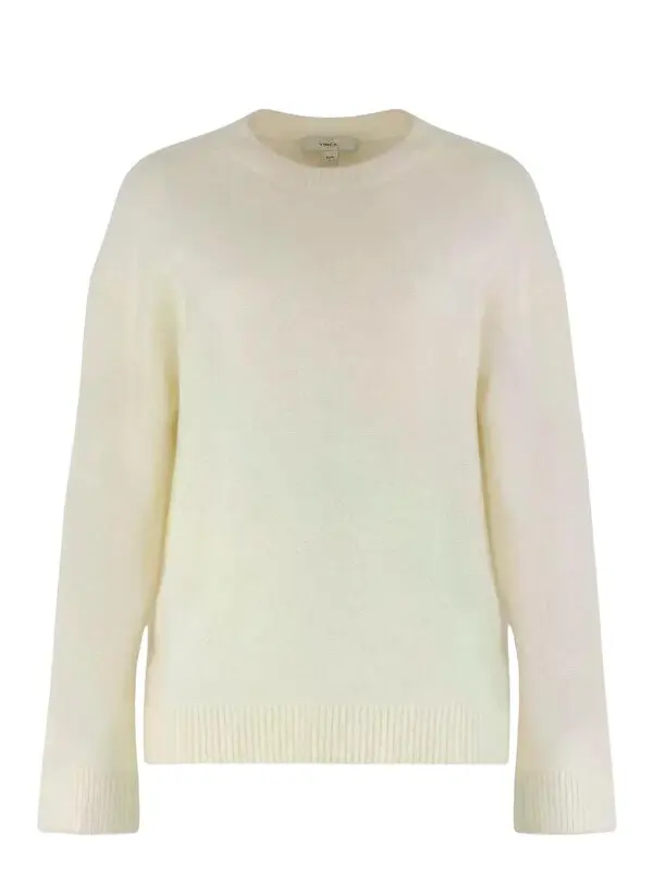 Vince Cashmere Crew-neck Knitted Sweater - Neutrals