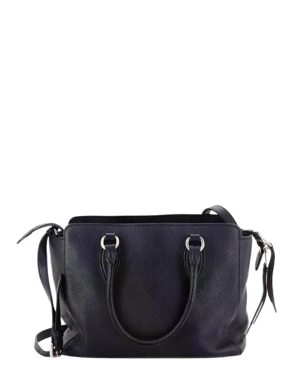 Prada Vitello Phenix Convertible Tote Bag - Blue