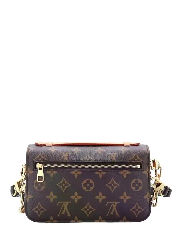 LOUIS VUITTON Monogram Canvas East West Pochette Metis Crossbody Bag - Brown