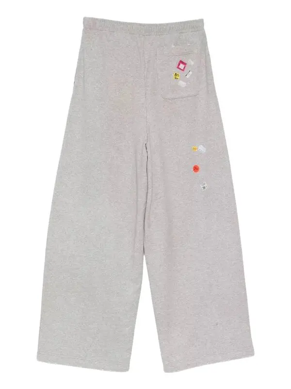 Mihara Yasuhiro Sticker-print Track Pants - Grey