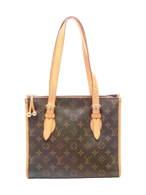 LOUIS VUITTON 2007 Popincourt Monogram Tote Bag - Brown