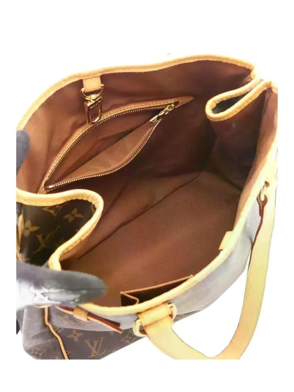 LOUIS VUITTON Monogram Batignolles Vertical Tote Bag - Brown