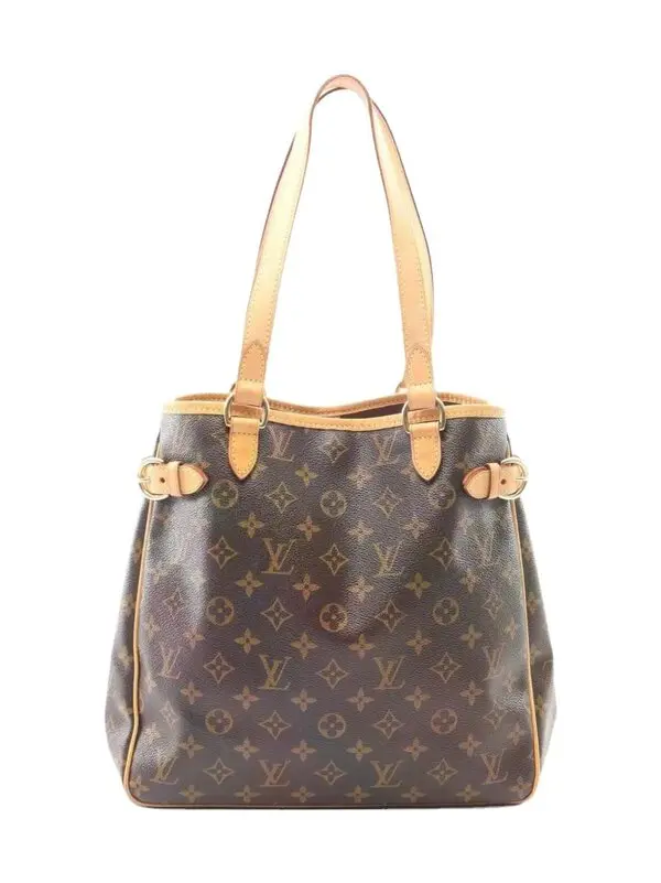 LOUIS VUITTON 2006 Monogram Batignolles Vertical Tote Bag - Brown
