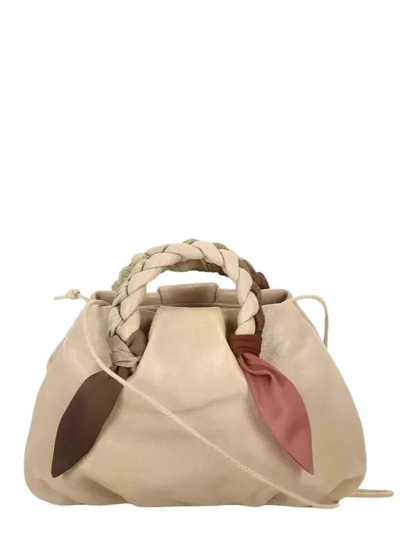 Hereu Small Bombon Braided-handle Drawstring Tote Bag - Neutrals