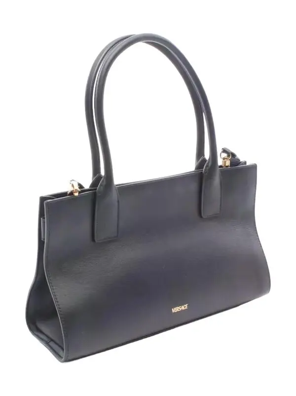 Versace 2010s 95 Medusa Tote Bag - Black