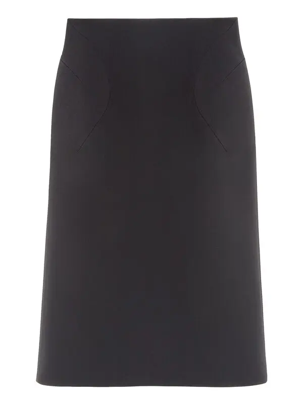 Alexander McQueen Pencil Skirt - Black