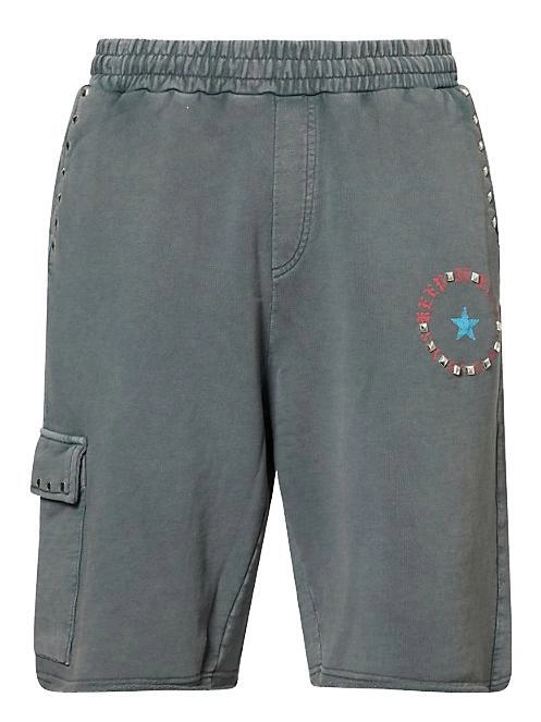 TWOJEYS Cotton-jersey Sweat Shorts - Black